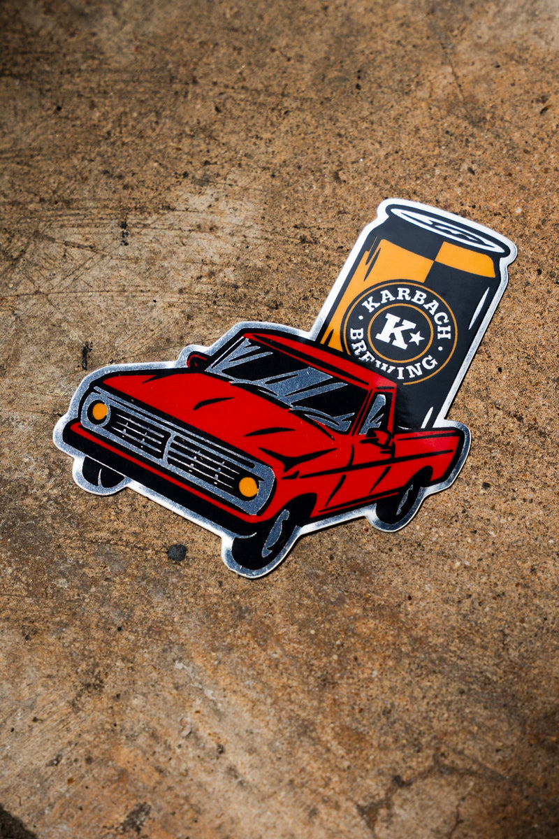 KBC Truck Can Sticker – Karbach Brewing Co.