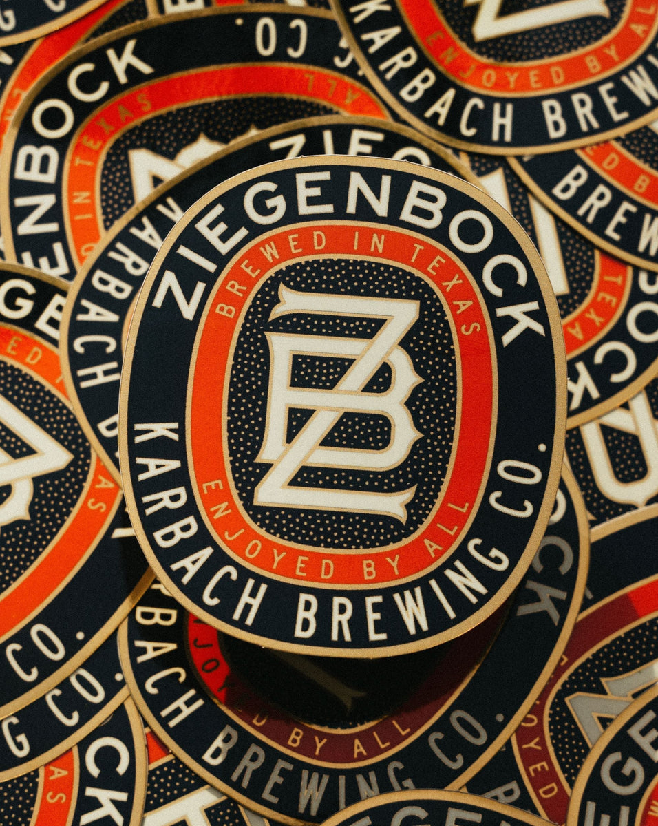 Ziegenbock Logo Sticker – Karbach Brewing Co.